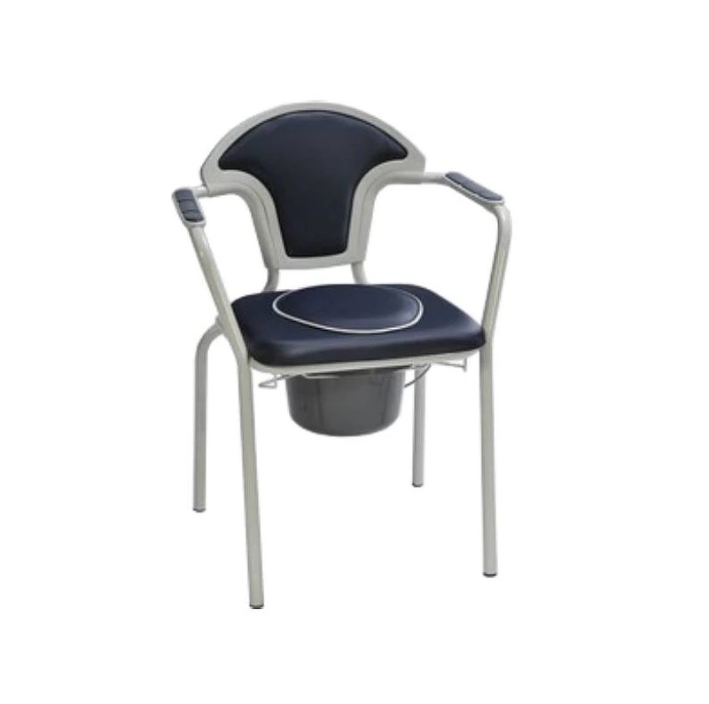 Silla inodoro con tapa y reposabrazos | Hedasa Prosalud